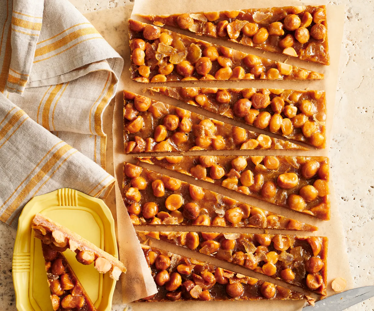 Macadamia, ginger and caramel slice | Women's Weekly Food