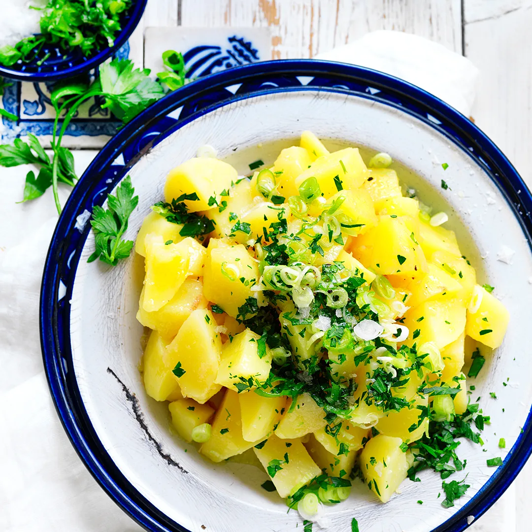 Spinach, haloumi and potato salad | Women's Weekly Food