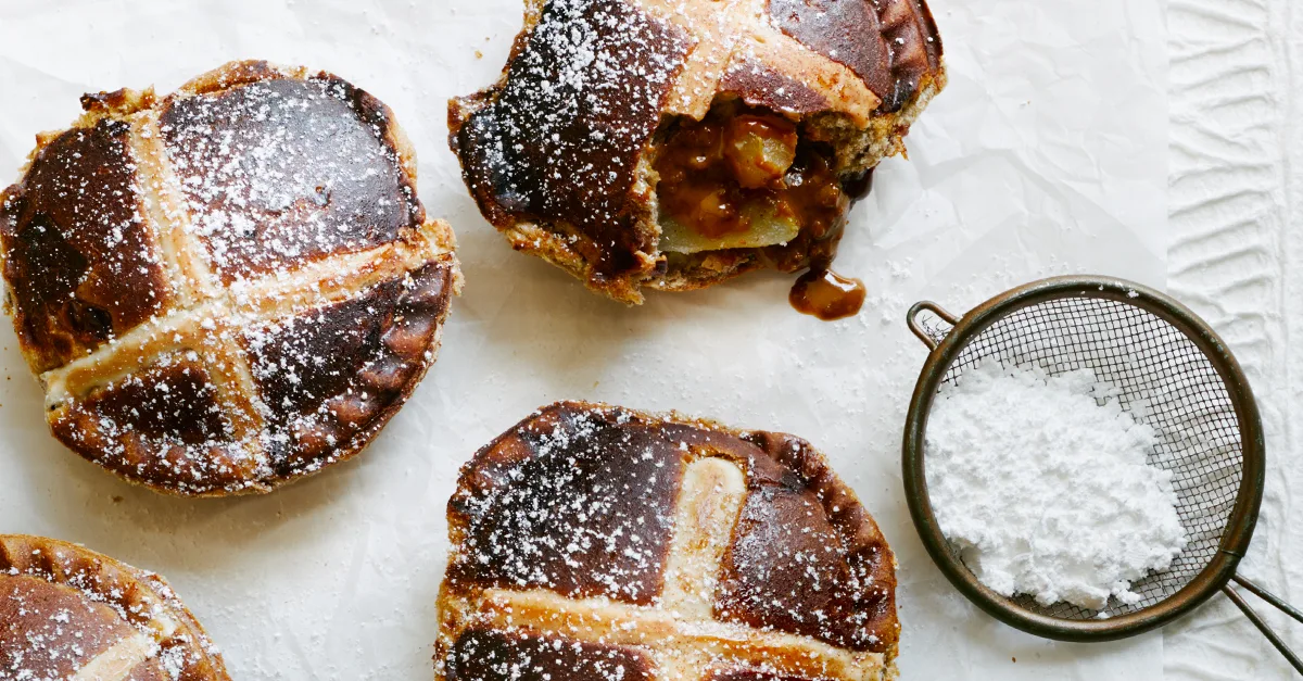 Hot cross bun & Biscoff hand pies | Women's Weekly Food