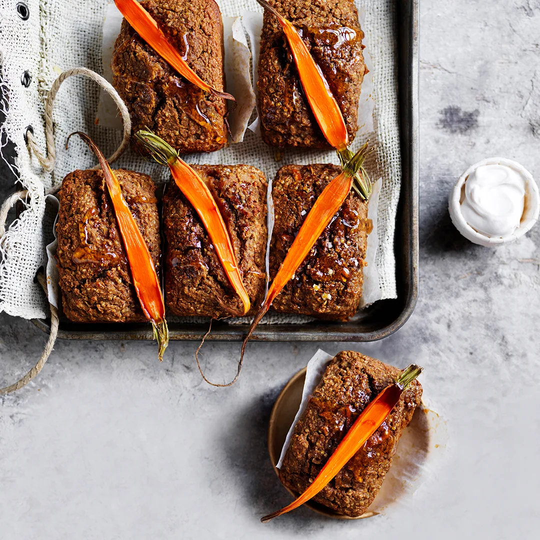 Healthy carrot cake mini loaves | Women's Weekly Food