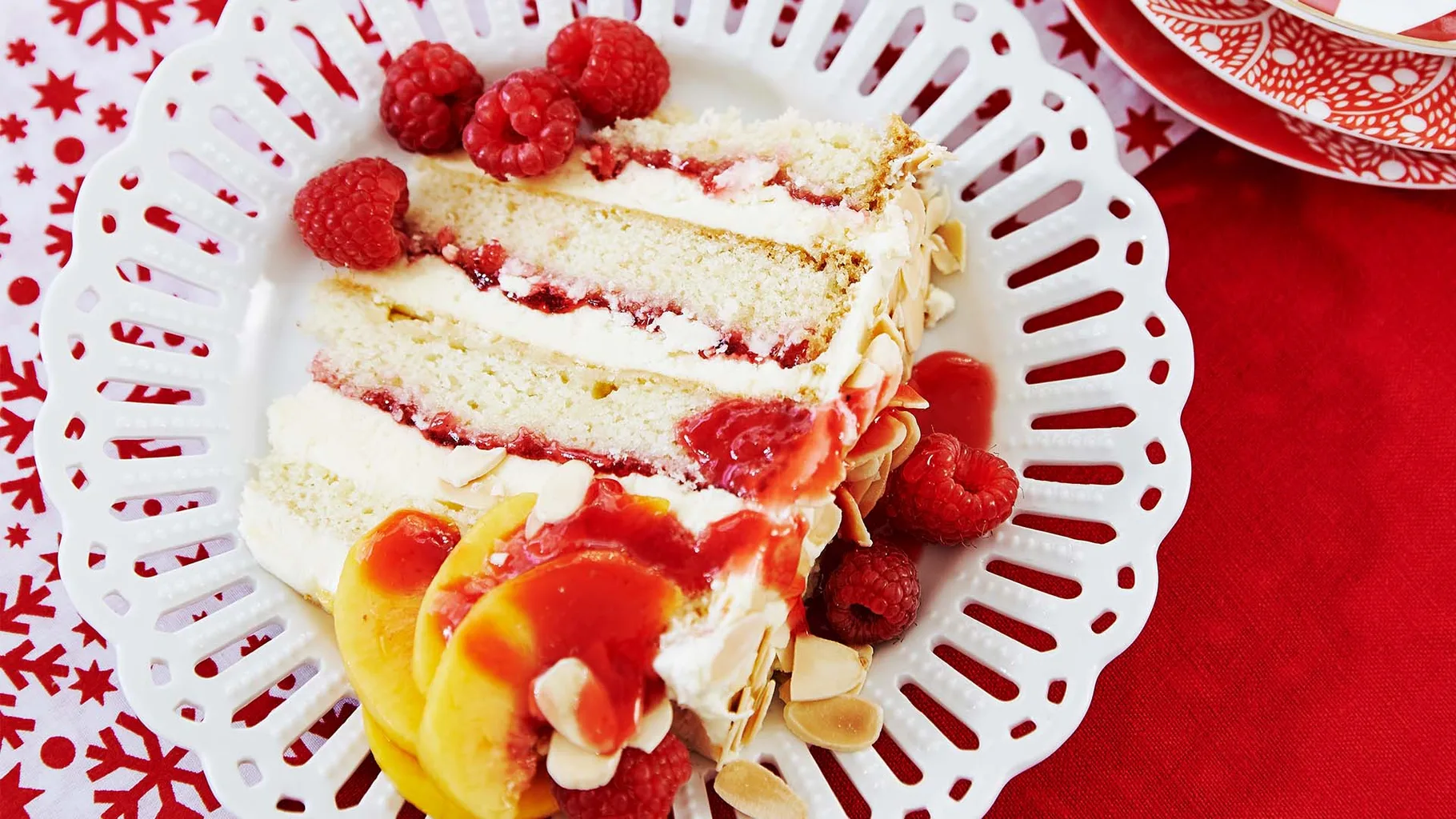 Julie Goodwin’s Peach Melba cake | Women's Weekly Food