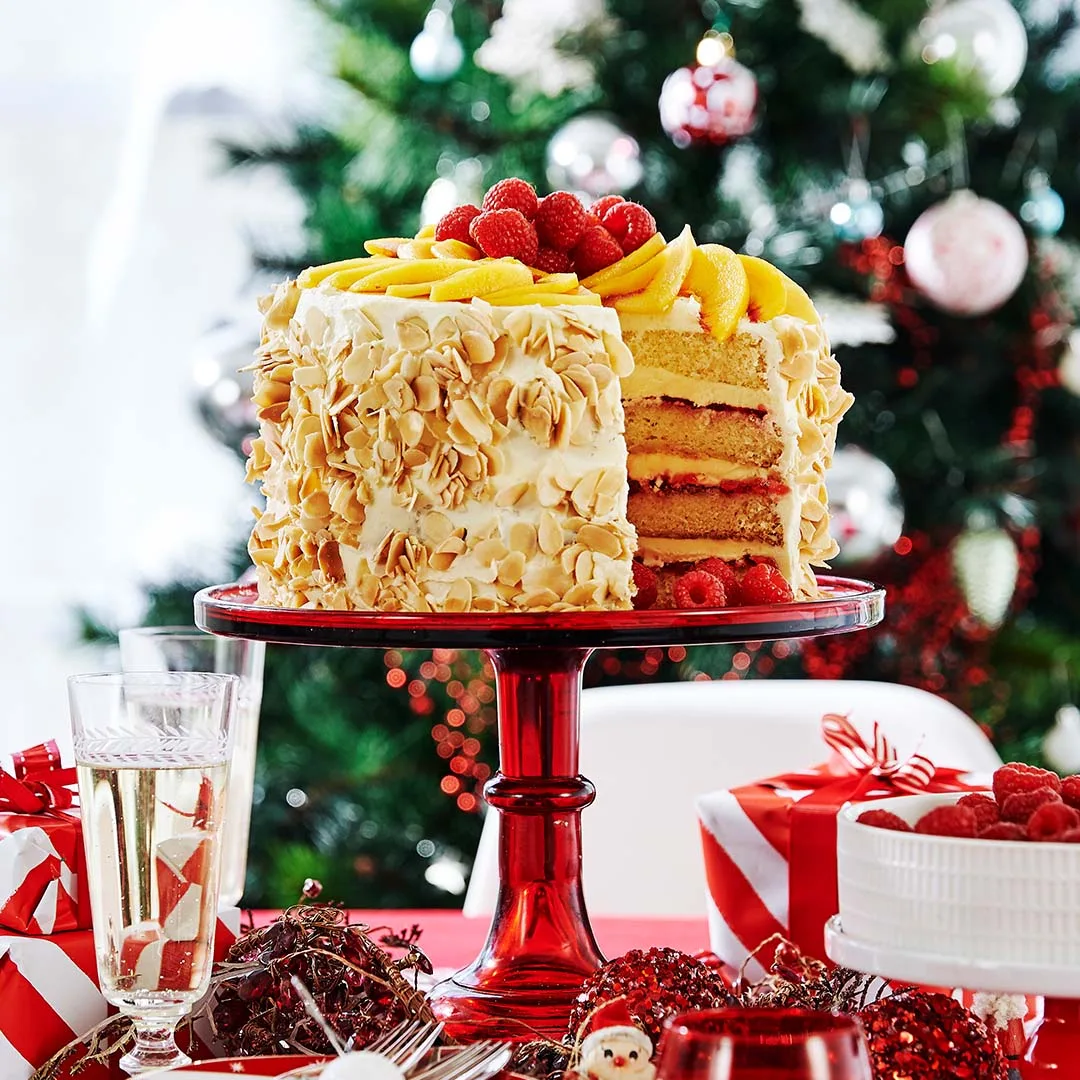 Julie Goodwin’s Peach Melba cake | Women's Weekly Food