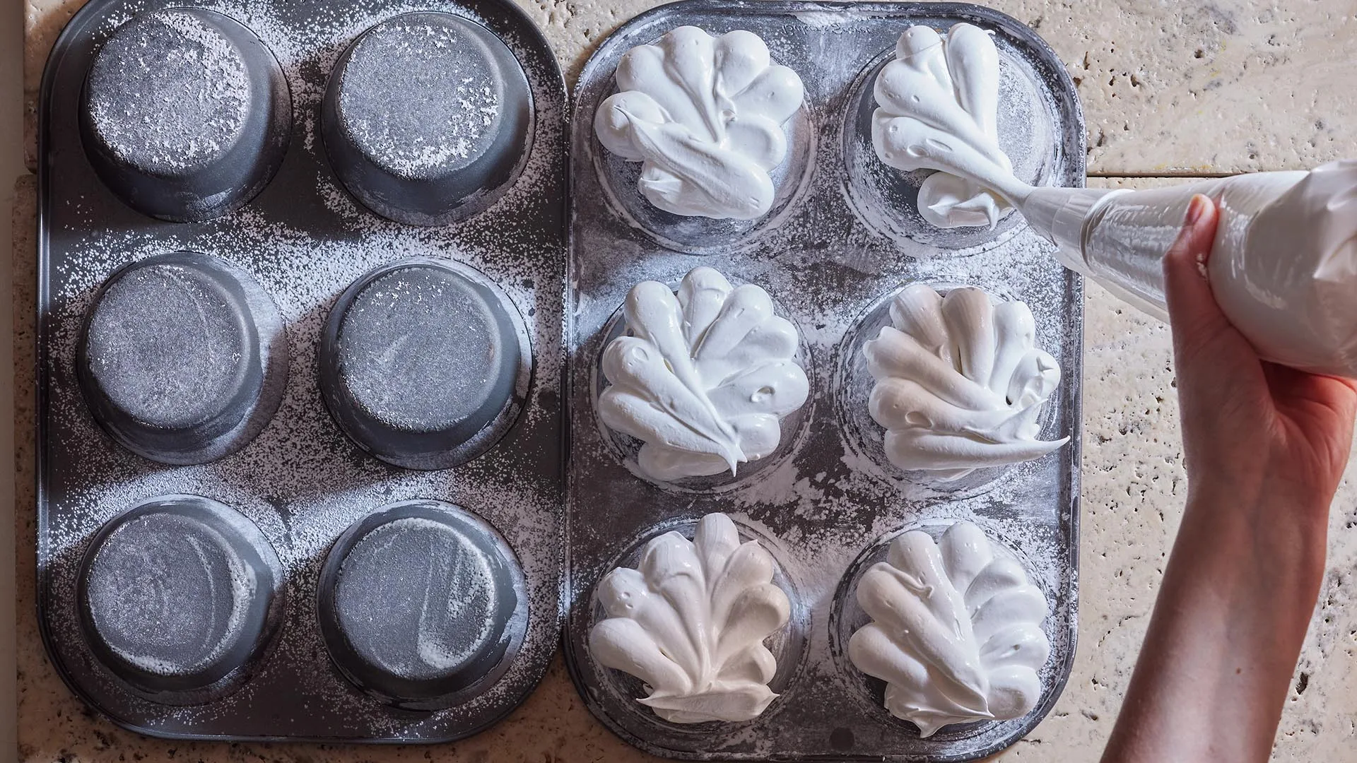 how do you make meringue shells