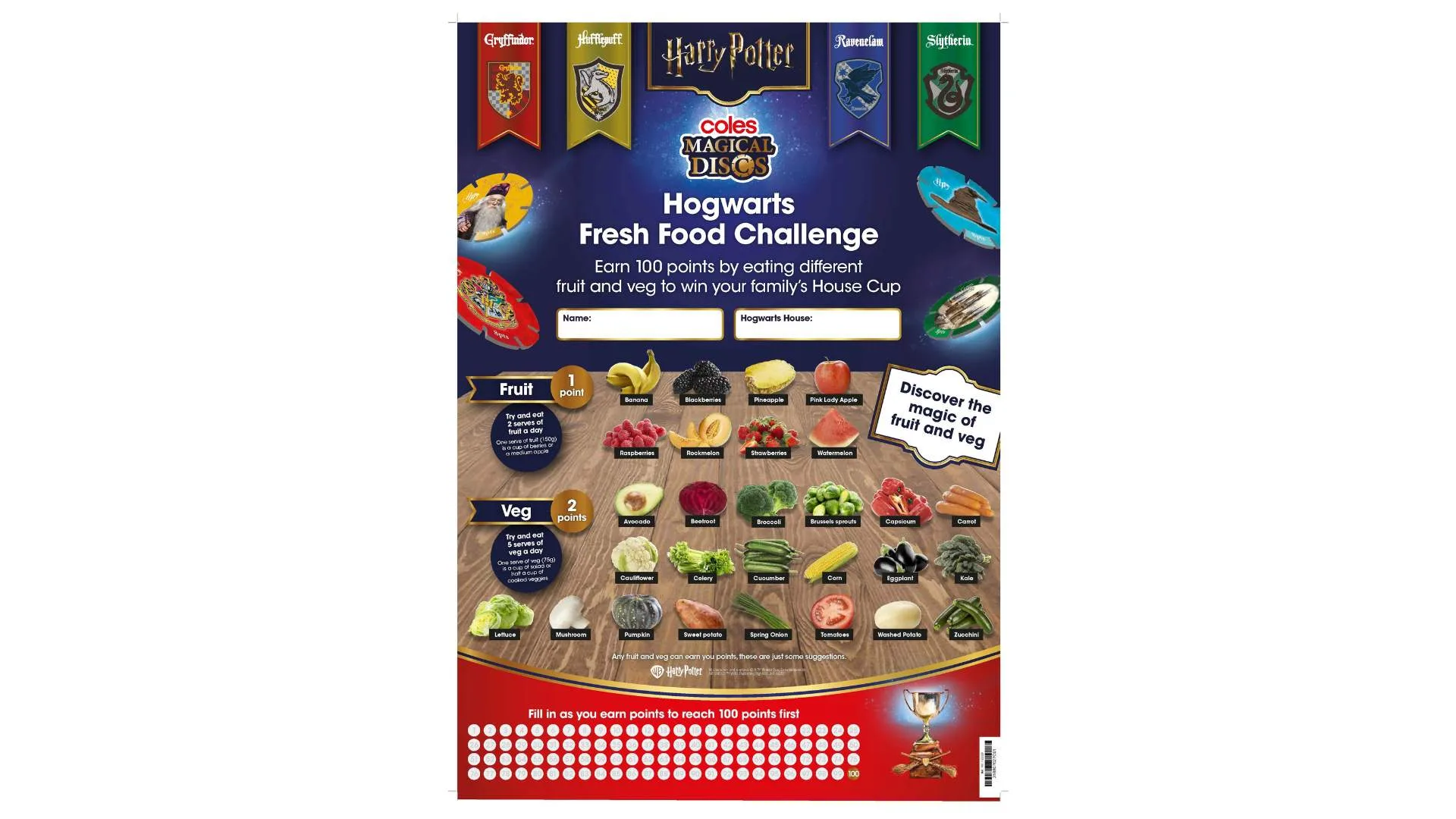 Harry Potter Magical Discs fly into Coles | Women's Weekly Food