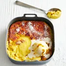 Feather Sponge Cake with Passionfruit Icing