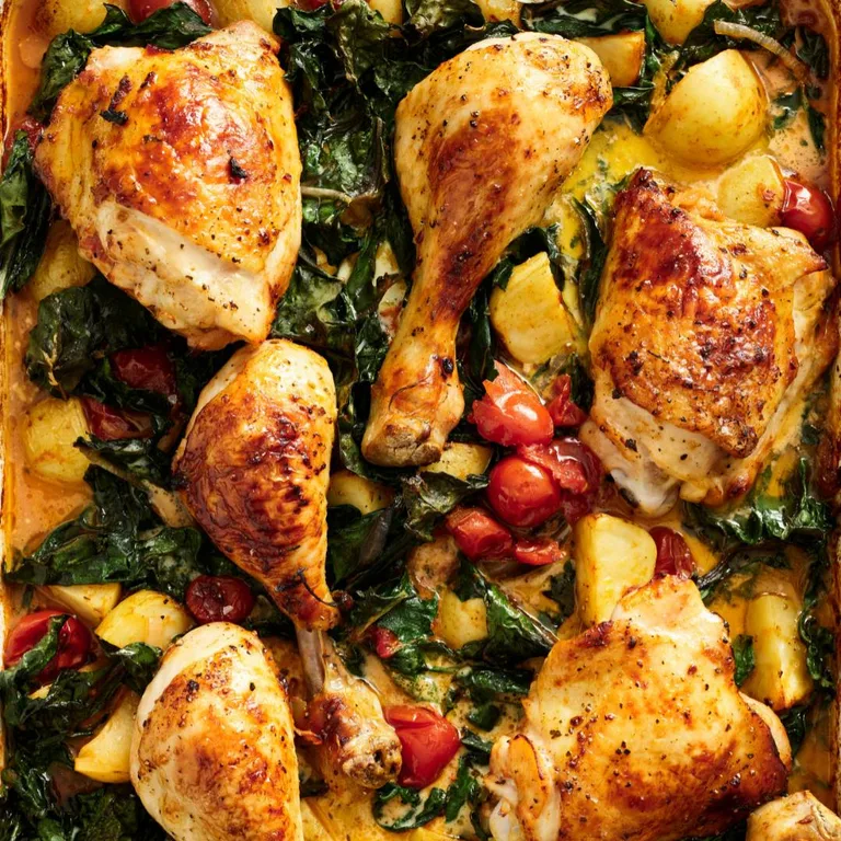 Tuscan chicken tray bake | Women's Weekly Food