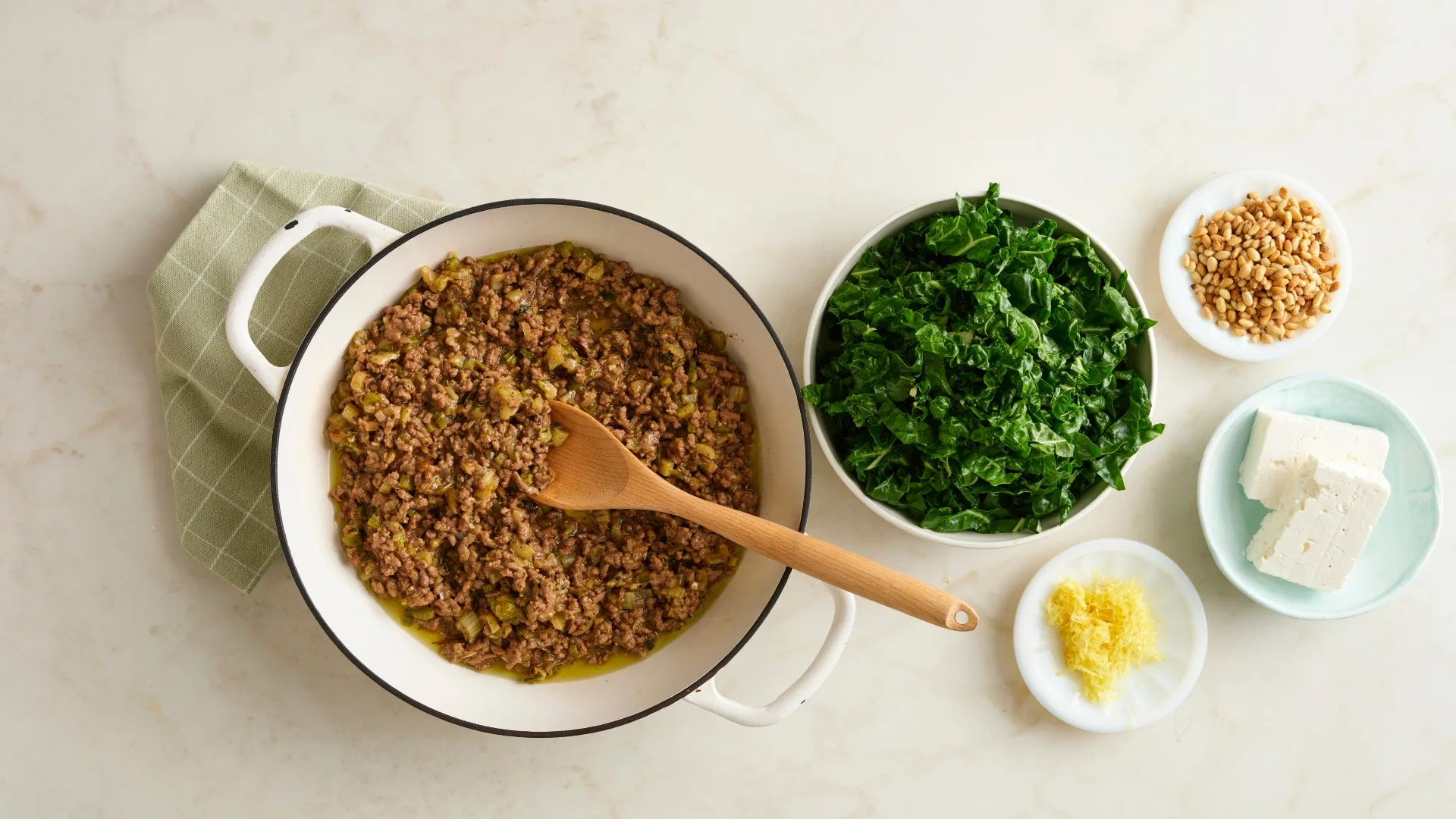 Lamb mince, silverbeet & potato pie | Women's Weekly Food