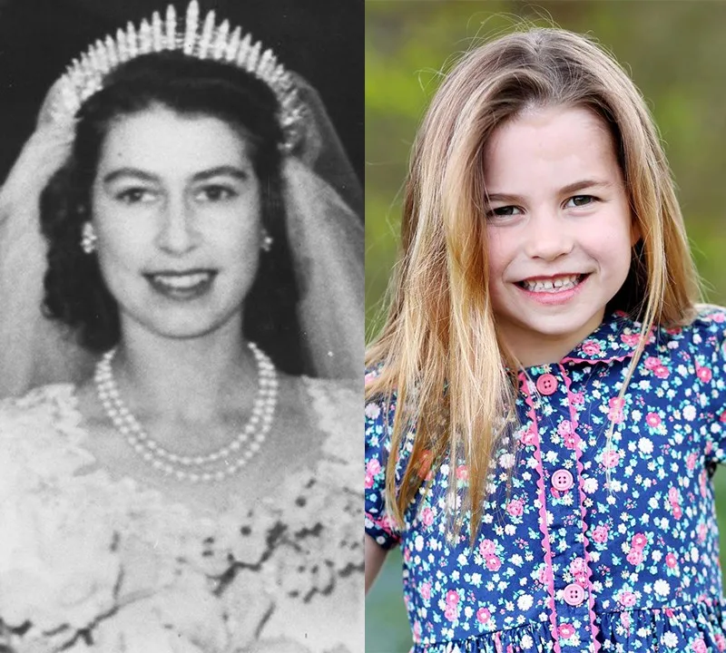 Princess Charlotte Royal Portrait Look Like Prince William & The Queen