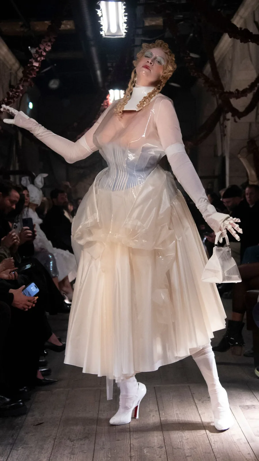 Gwendoline Christie's Doll Transformation On The Maison Margiela Runway ...