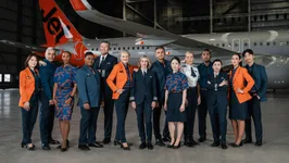 Jetstar And Genevieve Smart Unveil Revamped New Uniform | marie claire