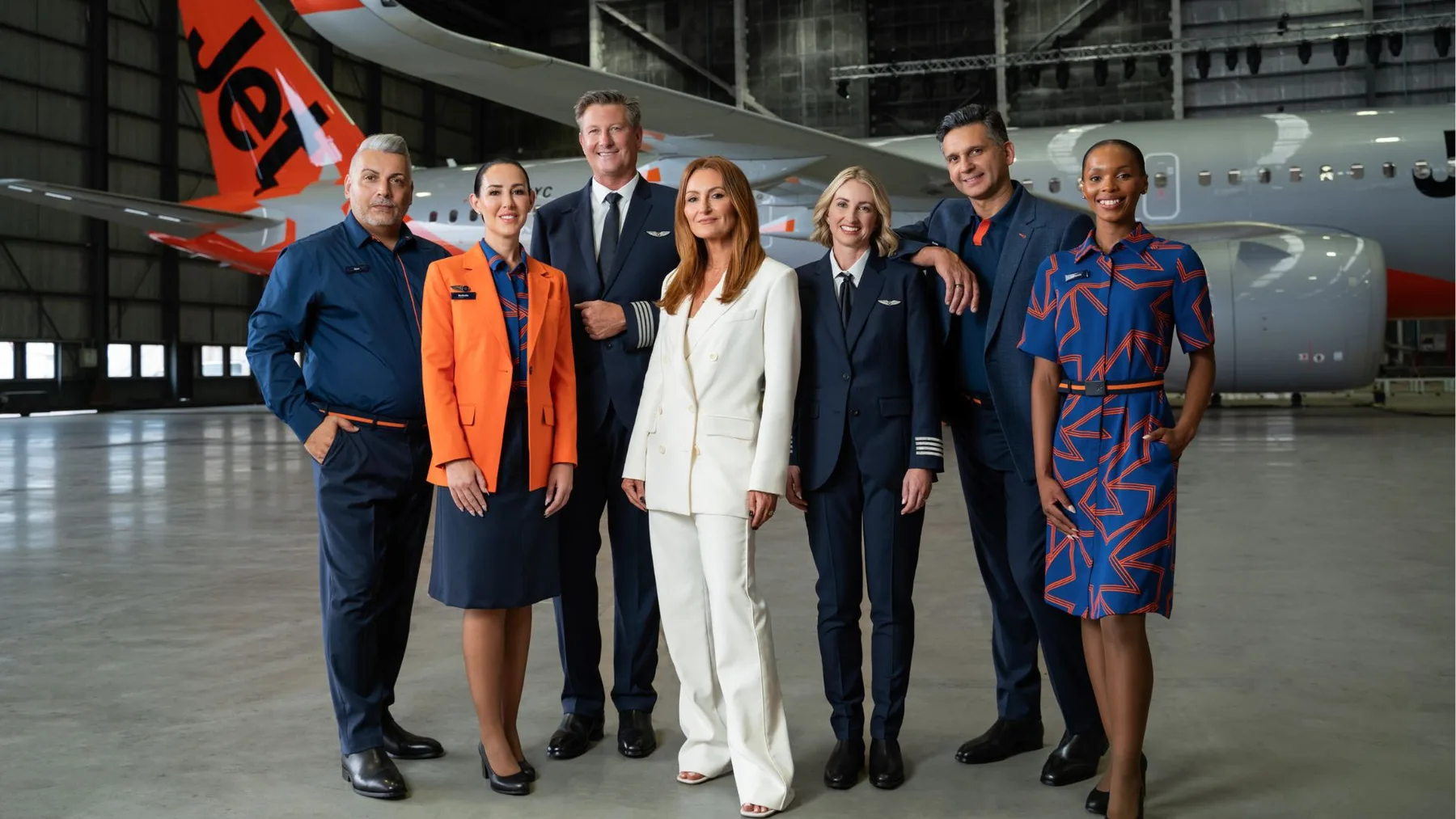 Jetstar And Genevieve Smart Unveil Revamped New Uniform | marie claire