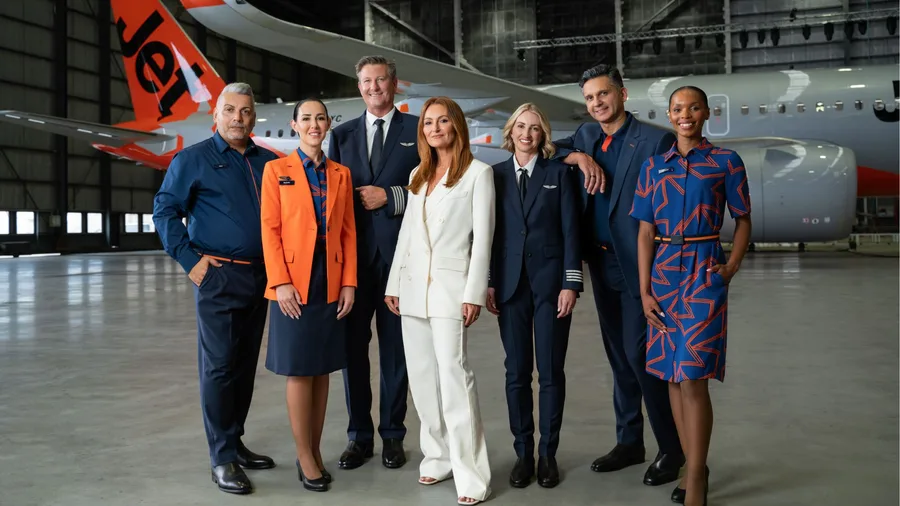 Jetstar And Genevieve Smart Unveil Revamped New Uniform | marie claire
