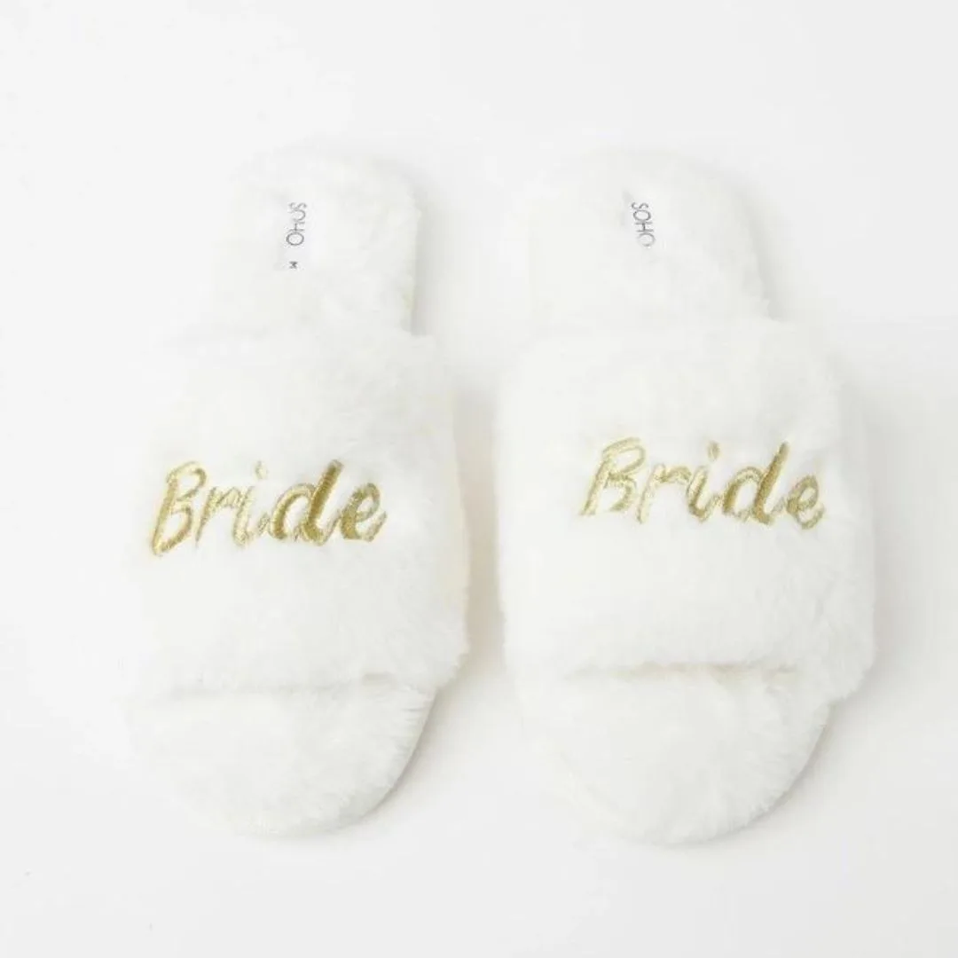 6 Pairs Of Bridal Slippers Perfect For Your Wedding Morning | marie claire