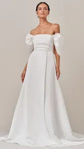 6 Chic Off-The-Rack Wedding Dresses For The Laid Back Bride | marie claire