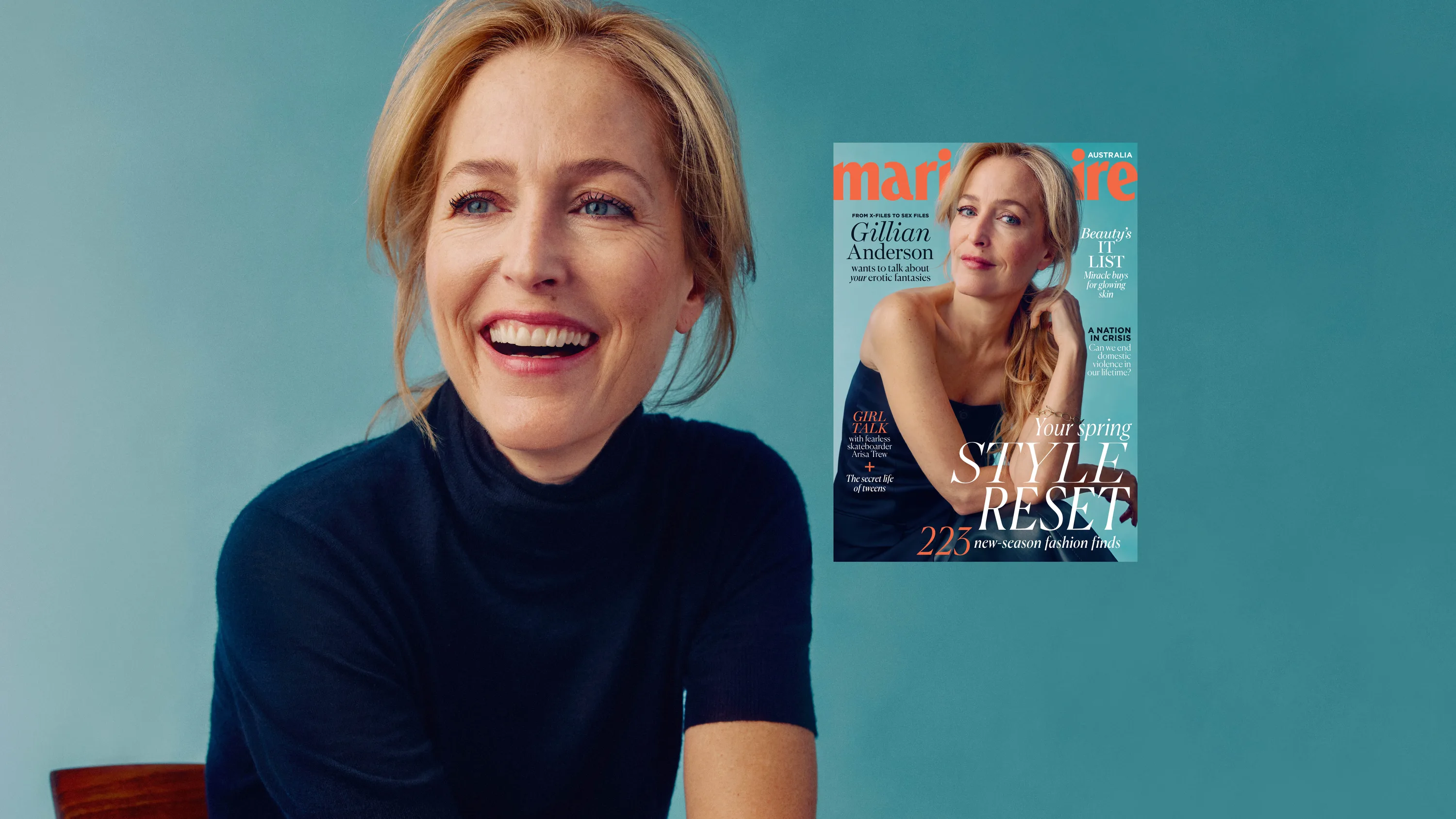 Gillian Anderson wants to talk about your sexual fantasties