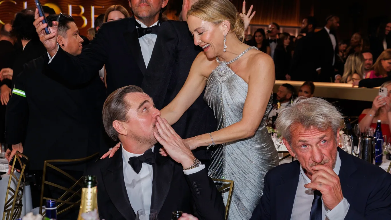 Who Was Leonardo DiCaprio Talking To? His Mystery Golden Globes ...