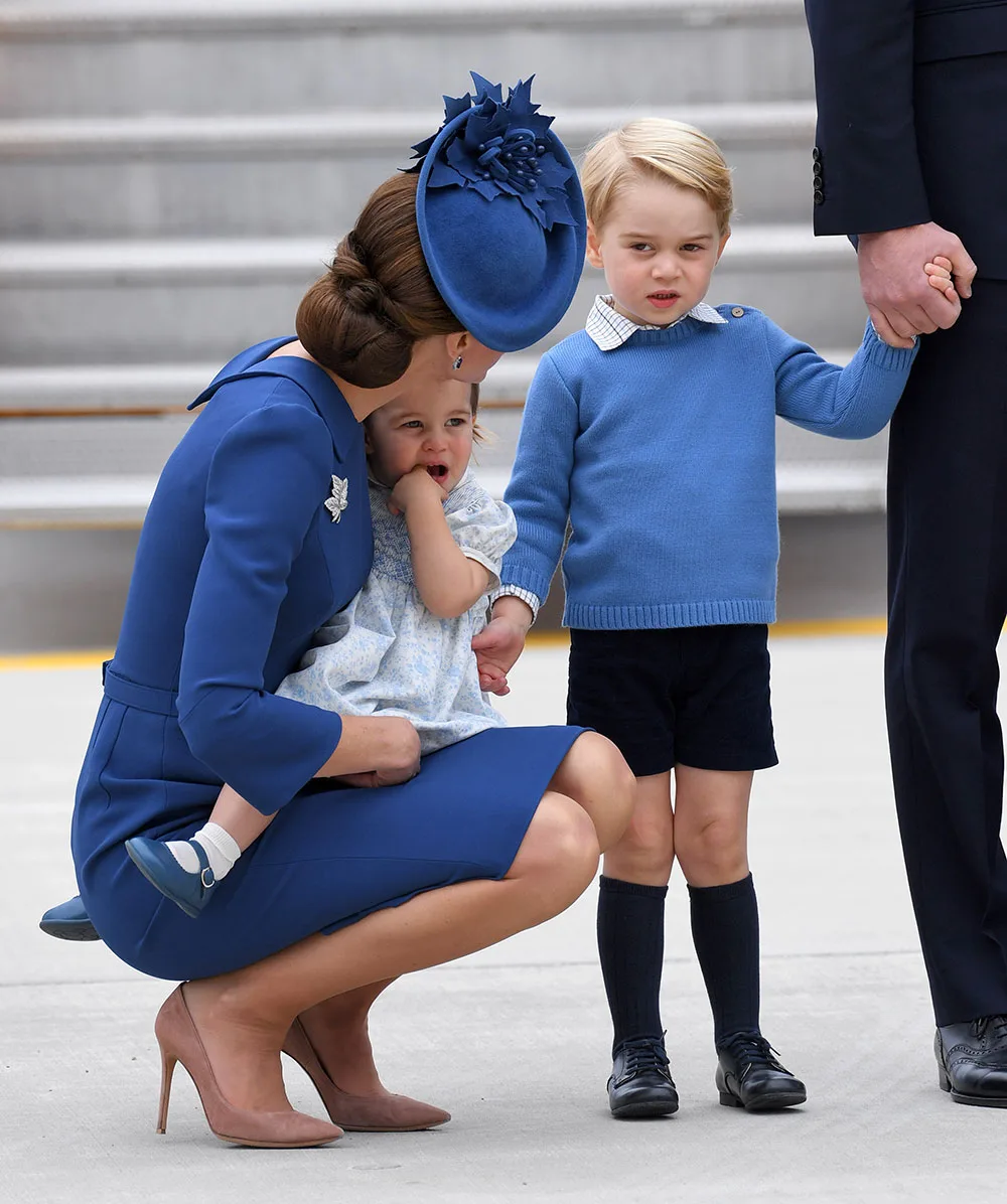 Prince George Did Not Want A High Five From Justin Trudeau | marie claire