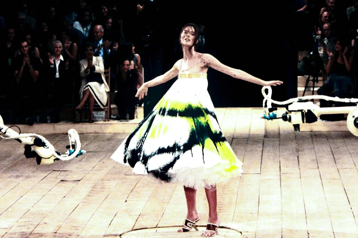 Shalom Harlow Remembers Alexander McQueen At That Legenady Spray-On Dress
