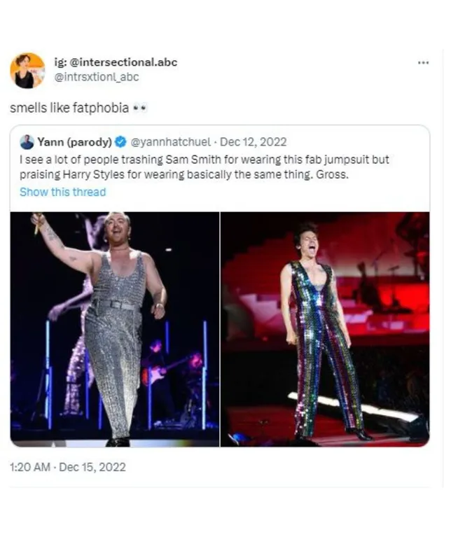 Sam Smith’s Designer Says Their BRITs Outfit Was A Clap Back To Body ...