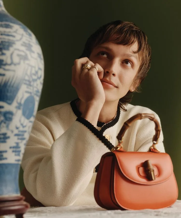 The History Behind The Iconic Gucci Bamboo 1947 Bag