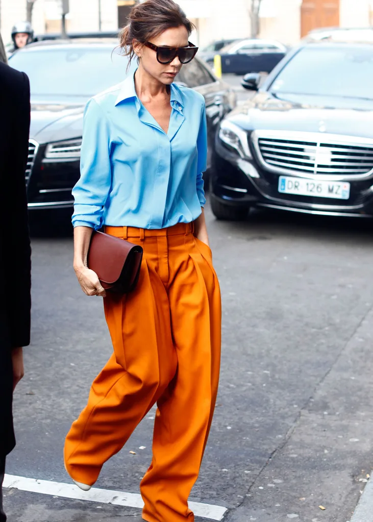 Victoria Beckham wears relaxed outfit in Paris