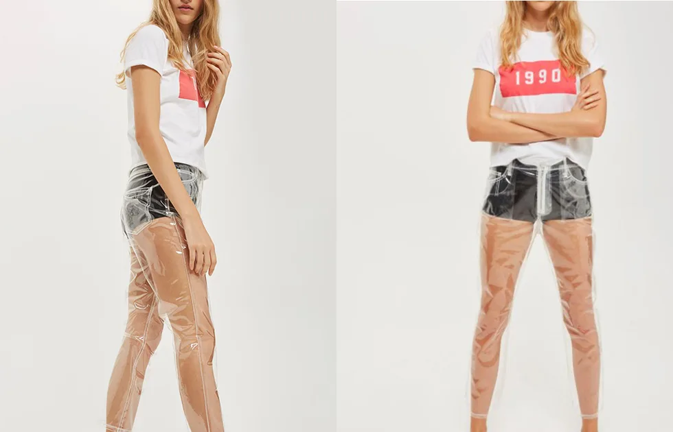 Topshop Releases Clear Plastic Jeans