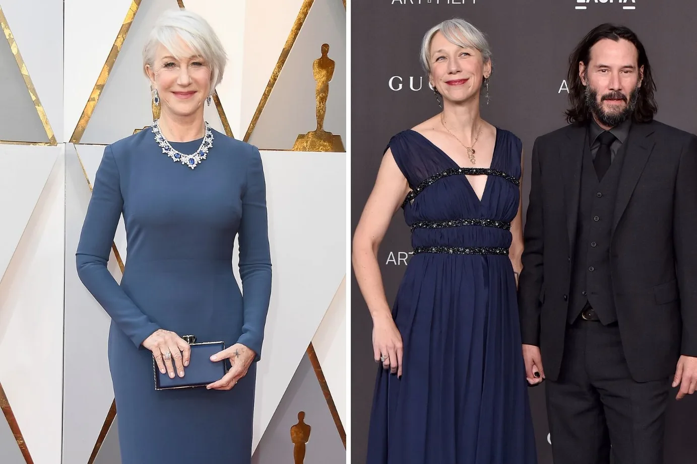Helen Mirren Responds To Being Mistaken For Keanu Reeves Girlfriend ...