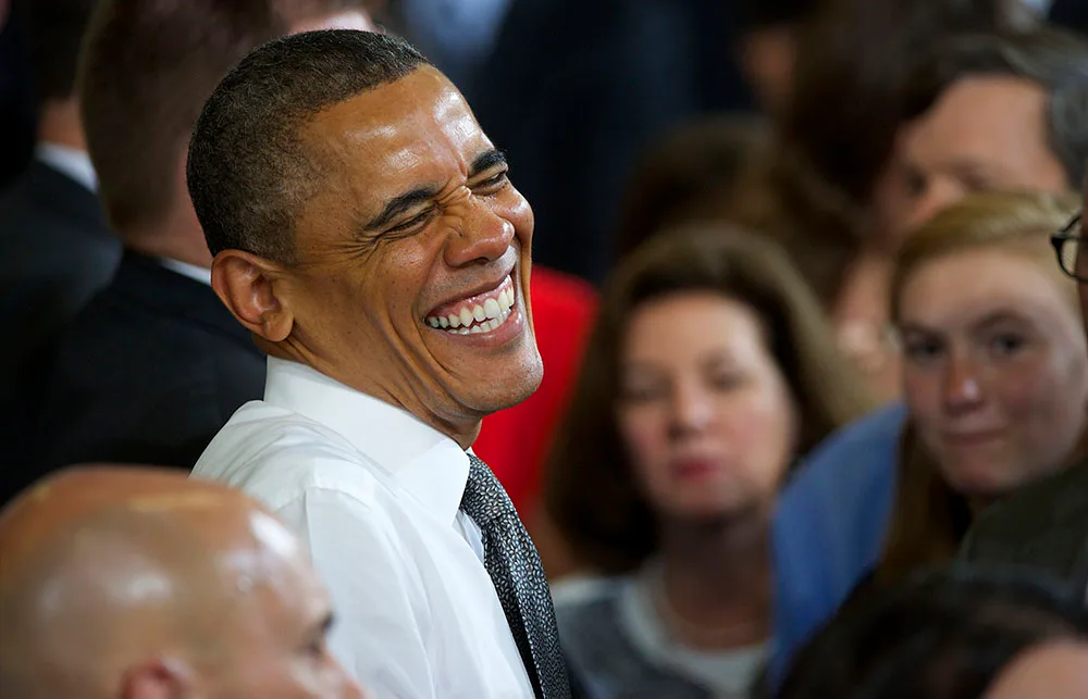 22 Heartwarming candid photos of President Obama | marie claire