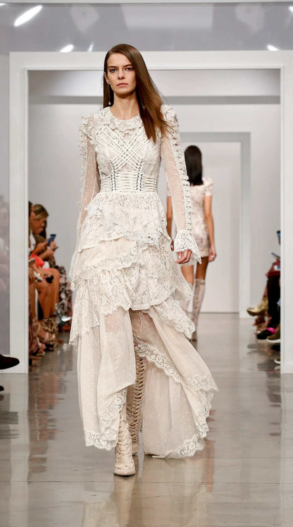 Zimmermann shows ruffles and lace at NYFW