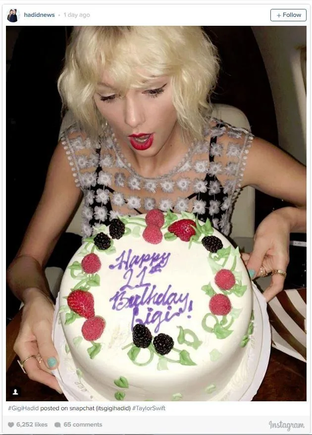 Pick Your Favourite Gigi Hadid Birthday Cake