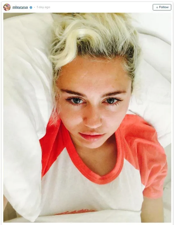 Miley Cyrus Posts About Her Bad Home Dye Job On Instagram