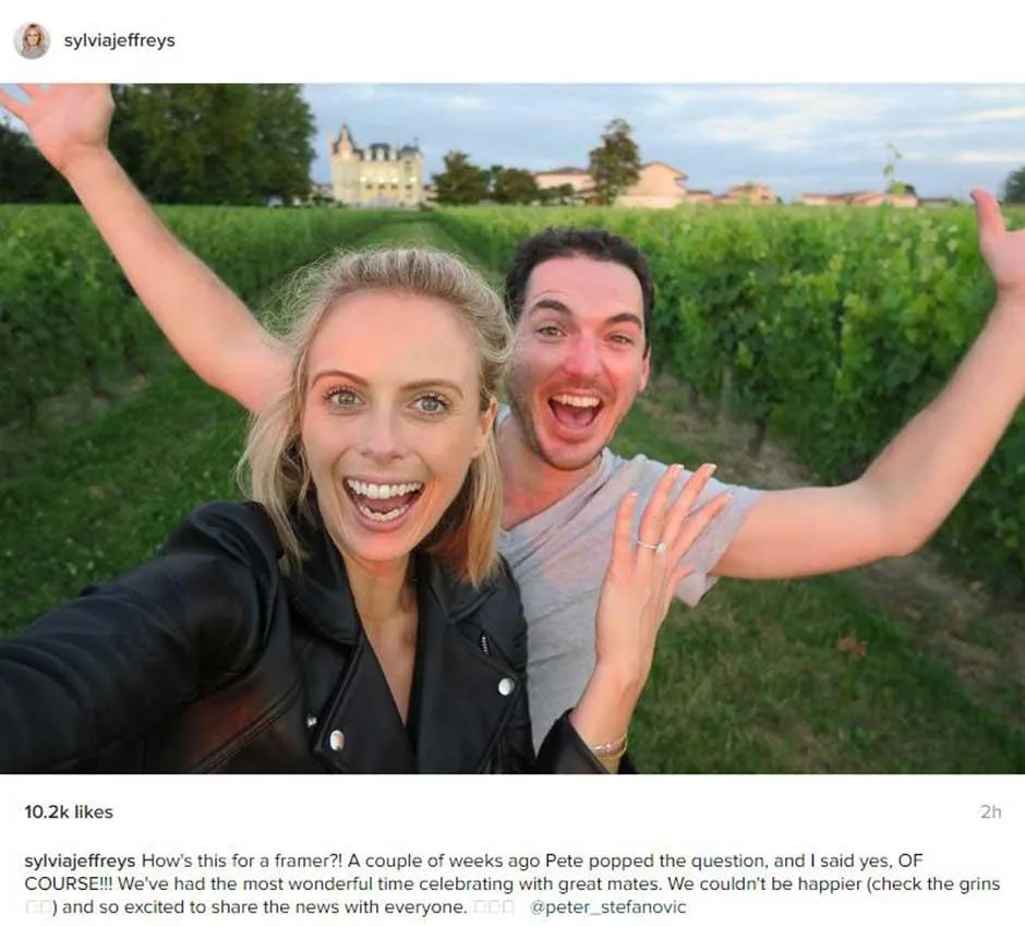 Sylvia Jeffreys And Pete Stefanovic Are Engaged