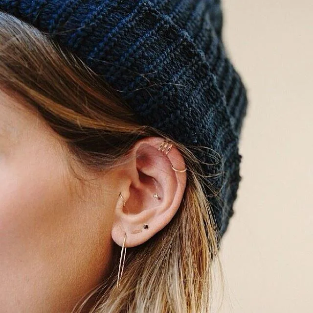 Ear Piercing Inspiration From Instagram