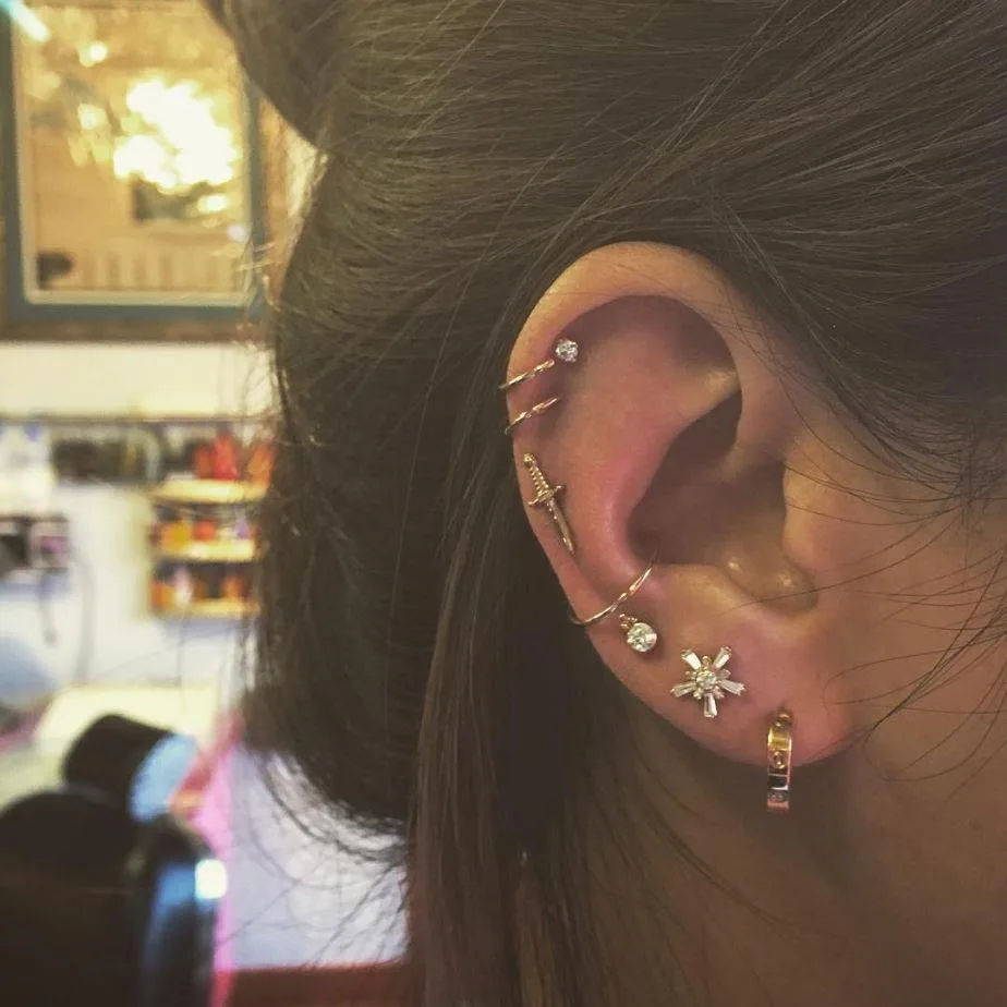 Ear Piercing Inspiration From Instagram