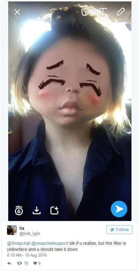 Snapchat Is Under Fire For 'Racist' Anime Filter