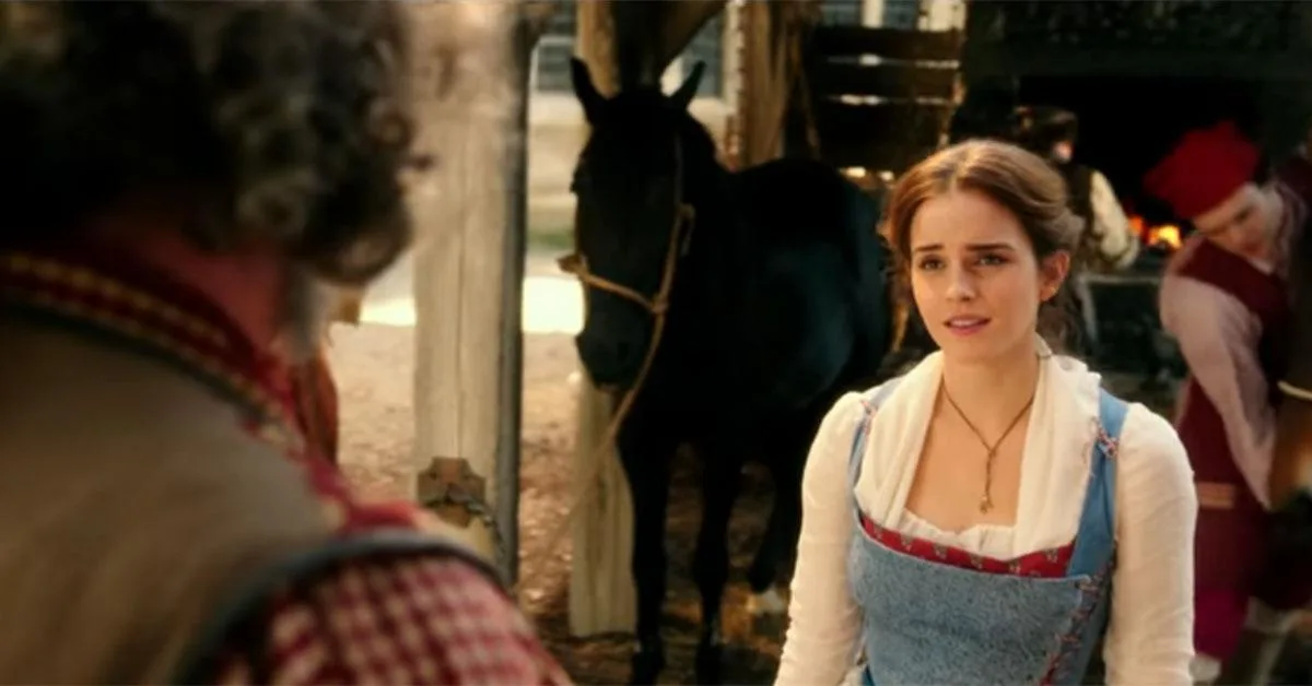 Emma Watson Singing Belle in Beauty and the Beast 2017 Movie