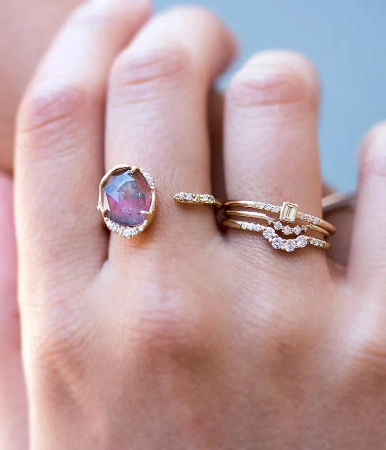 Wedding Ring Stack Inspiration From Pinterest | ELLE