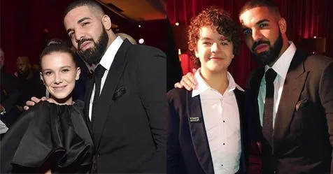 Drake Fawns Over ‘Stranger Things’ Kids At Globes | ELLE