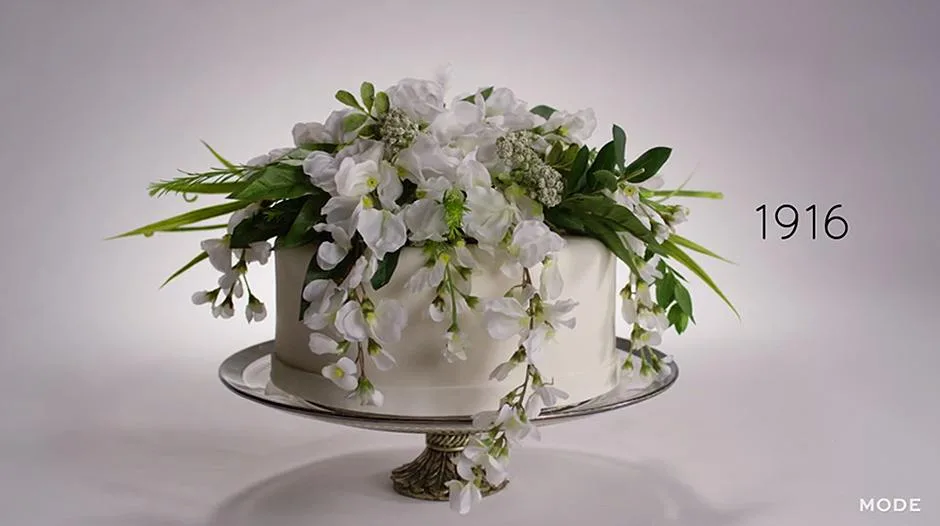 The History Of Wedding Cakes: 100 Years In 1 Minute