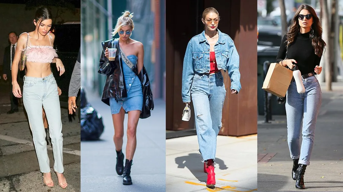 How To Wear Denim Like The Model Set