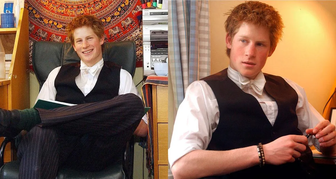 A Peek Inside A Teen Prince Harry's Eton College Dorm Room