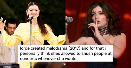 Lorde Responds To Viral Video Of Her Shushing Fans | ELLE
