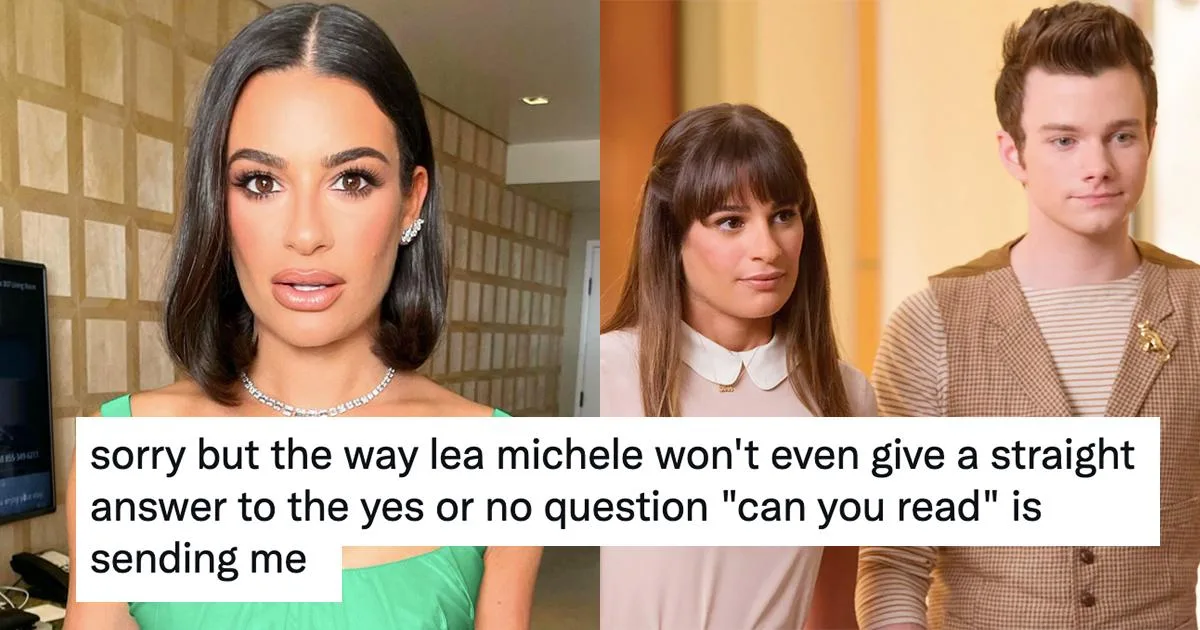 Lea Michele Reacts to Claims She Can’t Read/Write | ELLE