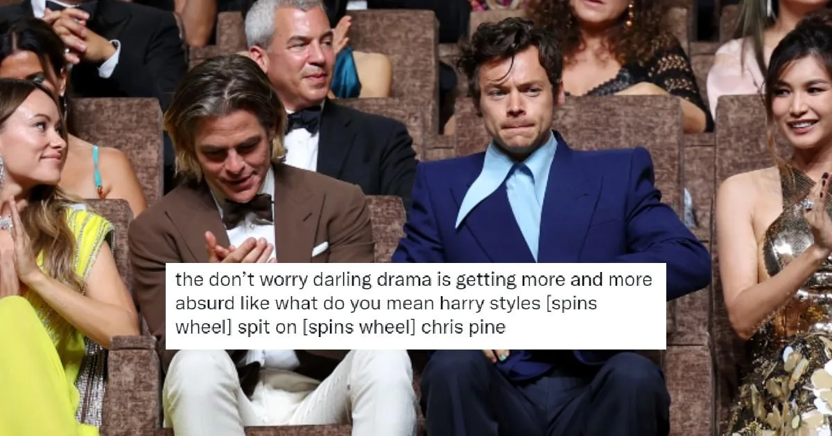 Did Harry Styles Spit On Chris Pine? We Have An Answer