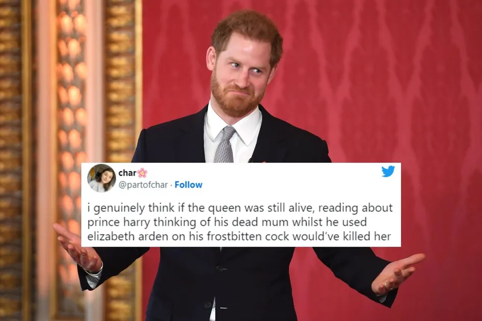 The Best Memes & Reactions To Prince Harry's Todger