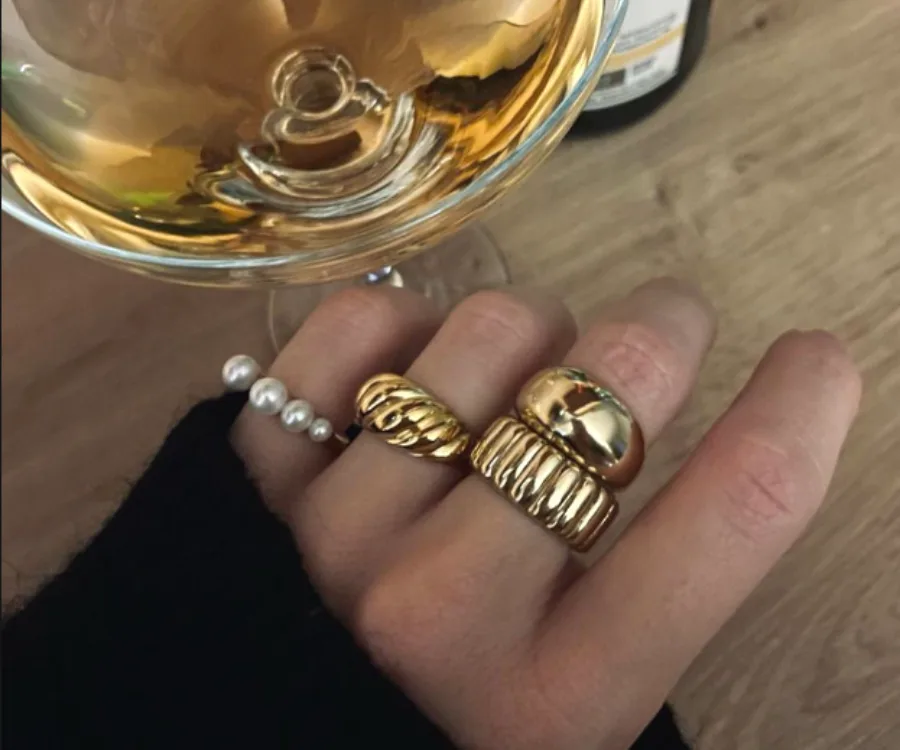 The Best Gold Rings For Stacking Your Fingertips