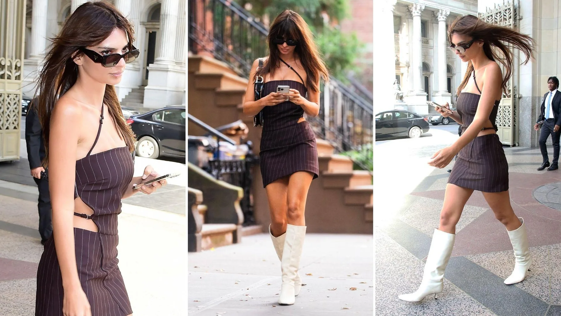 How To Style Pinstripes: A Lesson From Emily Ratajkowski