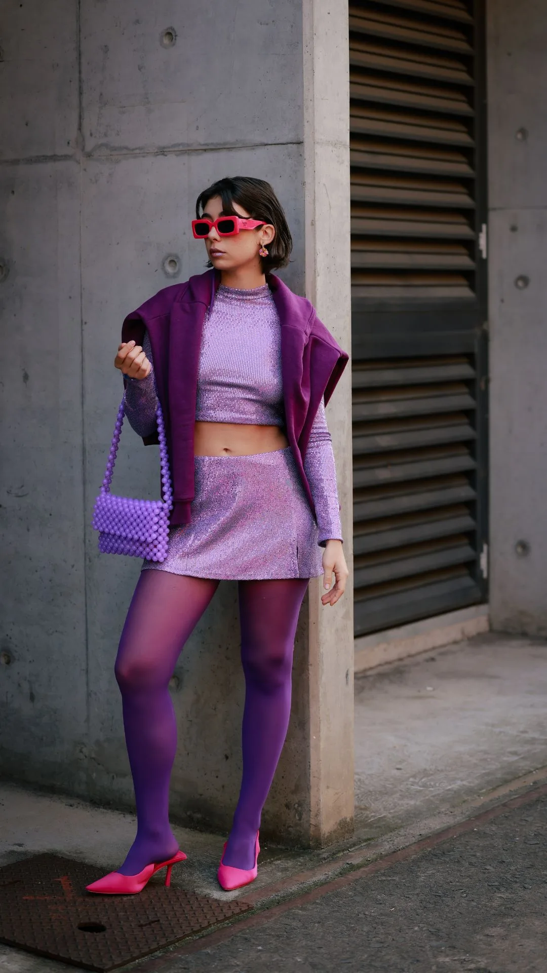 How To Style The Colourful Tights Trend | ELLE