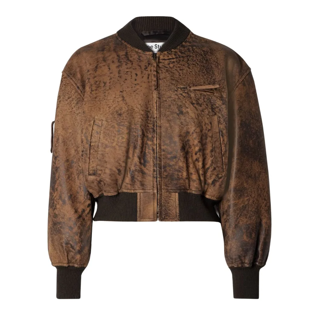 5 Brown Leather Jackets We’re Loving This Winter | ELLE