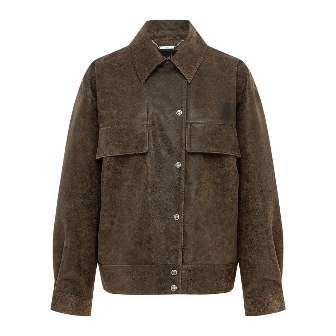5 Brown Leather Jackets We’re Loving This Winter | ELLE